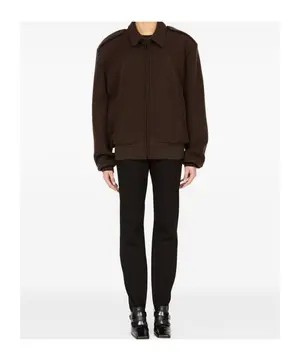 MAISON MARGIELA Pointed Collar Zip Up Jacket