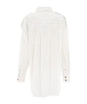 Khaite The Tamal Striped Button-up Shirt
