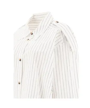 Khaite The Tamal Striped Button-up Shirt
