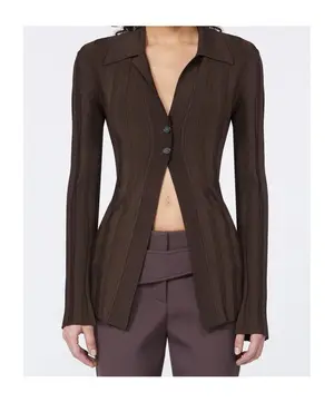 Sportmax Shiny Viscose Cardigan
