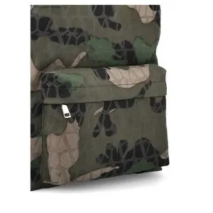Valentino Garavani All-over Patterned Zip-up Backpack