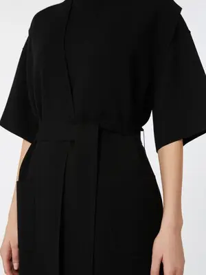 Max Mara Viscose Yarn Gilet - Black