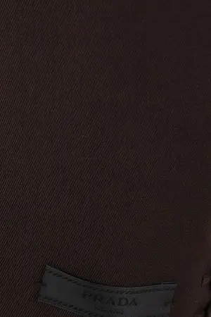 Prada Double Breasted Tailored Blazer - Ebony