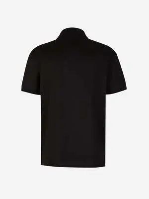 Alexander McQueen Logo Embroidered Polo Shirt