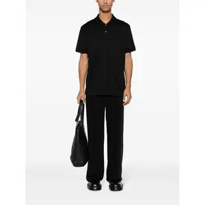 Alexander McQueen Logo Embroidered Polo Shirt