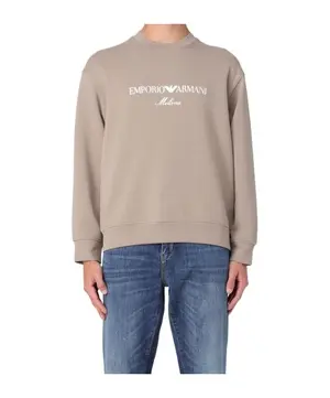 Emporio Armani Long Sleeve Sweatshirt - Nude