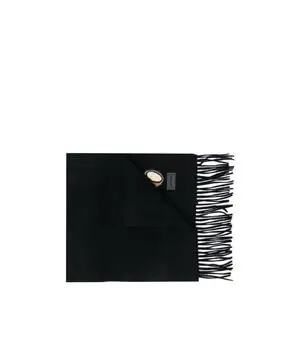 Moschino Logo Scarf - Black
