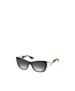Dita Butterfly Frame Sunglasses - Black