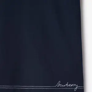 Burberry Contrast-stitching Cotton T-shirt - Black