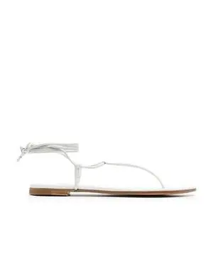 GIANVITO ROSSI Gianvito Rossi Strappy Round Toe Flat Sandals