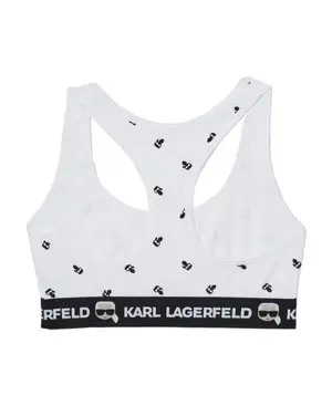 Karl Lagerfeld Ikonik Logo Bralette
