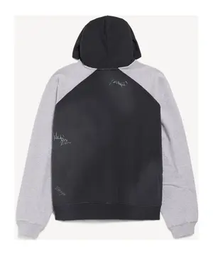 Balenciaga Oversized Zip-up Hoodie - Black