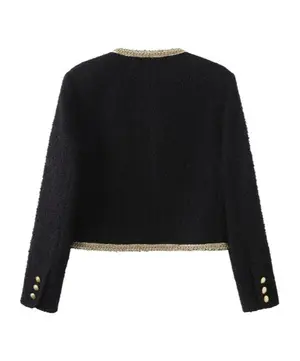 Marissa Chiara Long Sleeve Jacket With Embellished Detail
