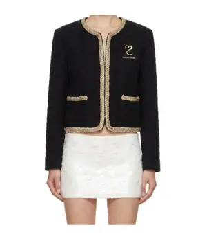 Marissa Chiara Long Sleeve Jacket With Embellished Detail