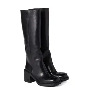 Miu Miu Leather Knee-high Boots