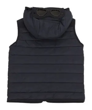 C.P. COMPANY Hooded Vest - Black
