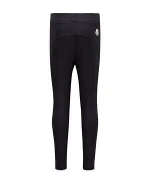 Moncler Logo Patch Straight Leg Leggings