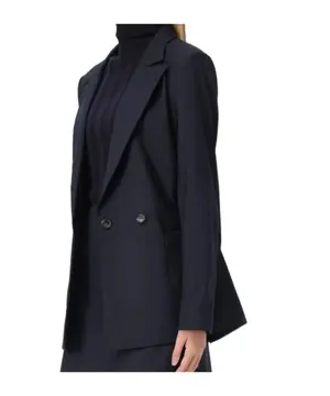 A.p.c. Double-breasted Suit Jacket With Lapels And Pockets