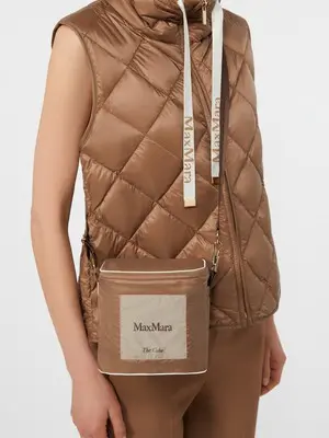 Max Mara Water-repellent Nylon Canvas Gilet - Brown