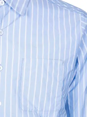 Prada Striped Button-up Shirt