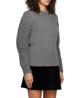 JIL SANDER Crewneck Long-sleeved Jumper - Black