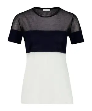 Ferragamo Paneled Tops For Women