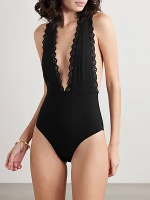 Ulla Johnson Ophelia One-piece Swimsuit With Madeira Embroidery