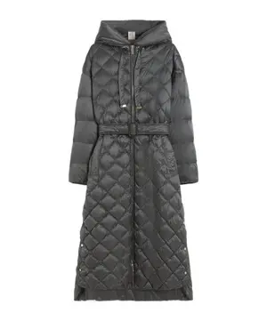 Max Mara Trepar Quilted Down Jacket - Medium Gray
