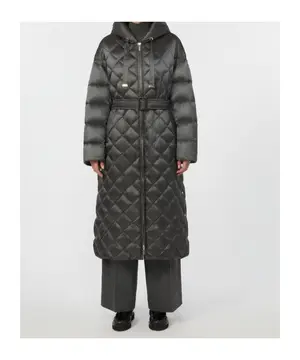 Max Mara Trepar Quilted Down Jacket - Medium Gray