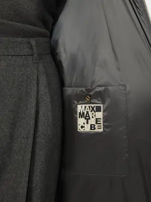 Max Mara Trepar Quilted Down Jacket - Medium Gray