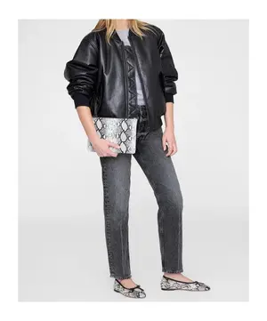 ANINE BING Elly Zip Clutch Bag