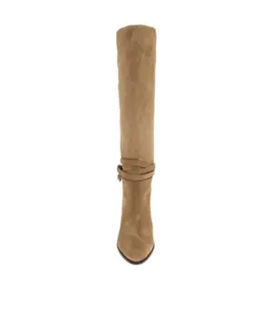 Isabel Marant Étoile Léva Knee-high Stiletto Boots With Buckle Detail