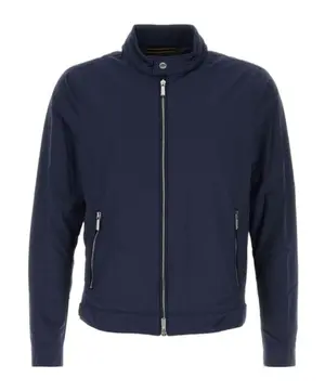 MOORER Vangi Stand-collar Zip Jacket - Blue