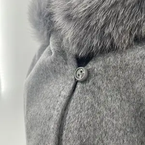 Max Mara Long Sleeved Hooded Coat With Fur Trim And Belt - Black