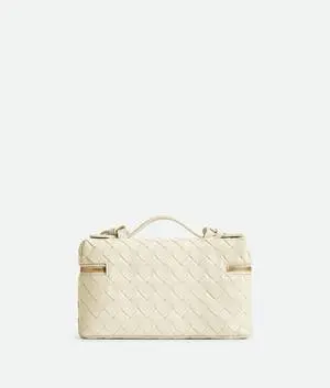 Bottega Veneta Bang Bang Zipped Vanity Case - White
