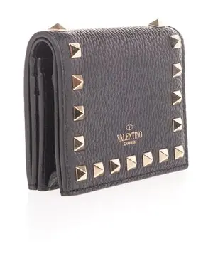 Valentino Garavani Rockstud Foldover Top Wallet