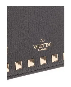 Valentino Garavani Rockstud Foldover Top Wallet