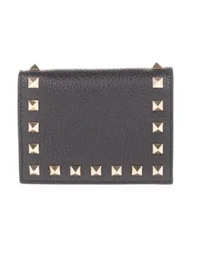 Valentino Garavani Rockstud Foldover Top Wallet
