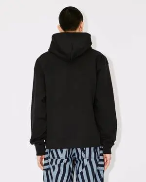 Kenzo Logo Embroidered Drop Shoulder Hoodie