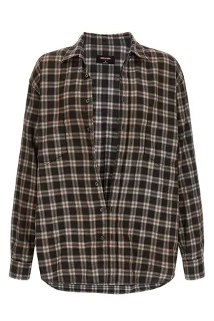 Dsquared2 Long-sleeved Checked Shirt - Black
