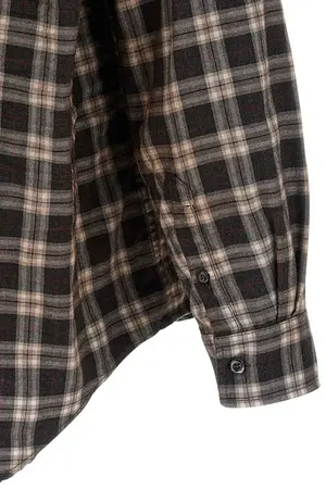 Dsquared2 Long-sleeved Checked Shirt - Black