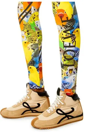 Loewe High-waist Bird-printed Leggings