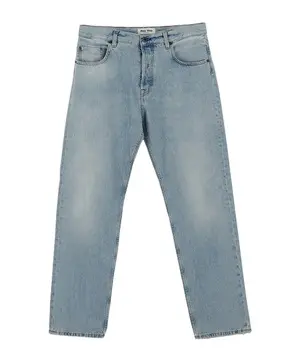 Miu Miu Logo Patch Straight-leg Jeans - Blue