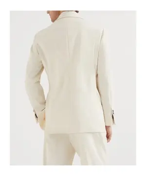 Brunello Cucinelli Notched-lapel Cashmere Blazer - Panama