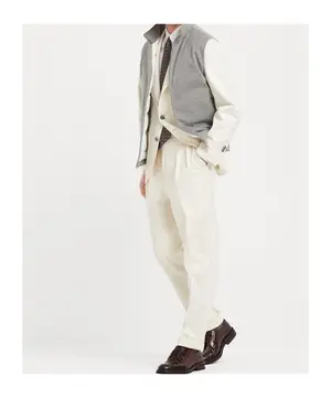Brunello Cucinelli Notched-lapel Cashmere Blazer - Panama