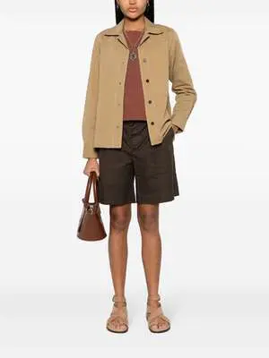 Closed Panelled Twill Shirt Jacket