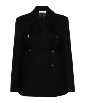 Women's Double Breasted Black Jackets