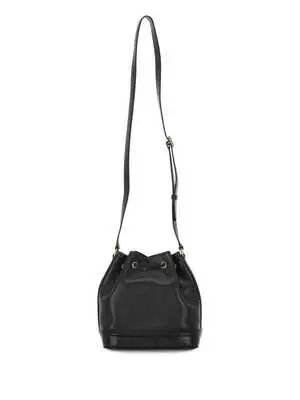 Chloé Logo Plaque Drawstring Bucket Bag