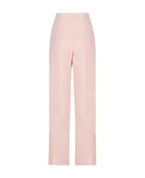 Alexander McQueen Pleated Wide-leg Trousers - Pink