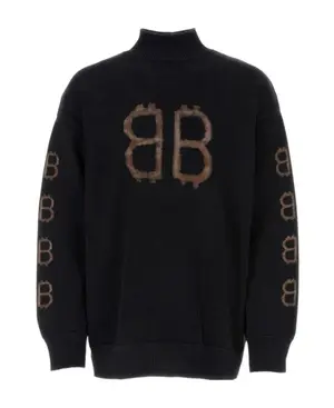 Balenciaga High Neck Knitwear For Men